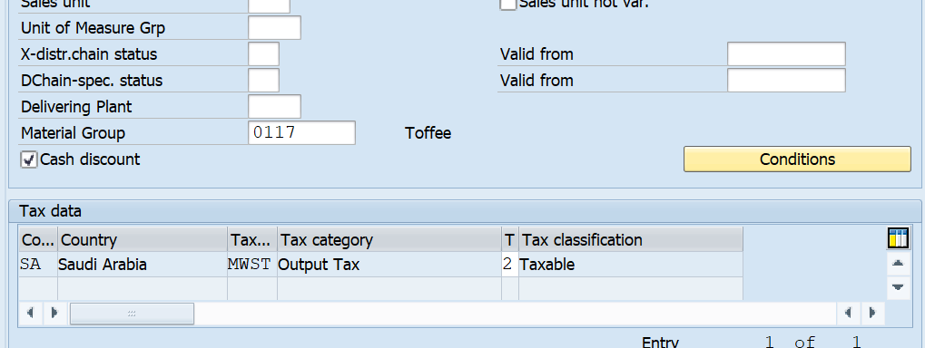 Issue with Material tax indicator in Sale order cr... - SAP Community