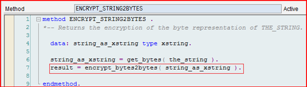 Encryption Algorithm using class :CL_HARD_WIRED_EN... - SAP Community