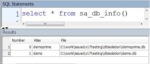 SQL Anywhere 17 - Database Isolation - SAP Community