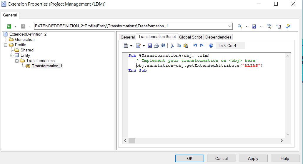 Example on using Powerdesigner Transformation - SAP Community