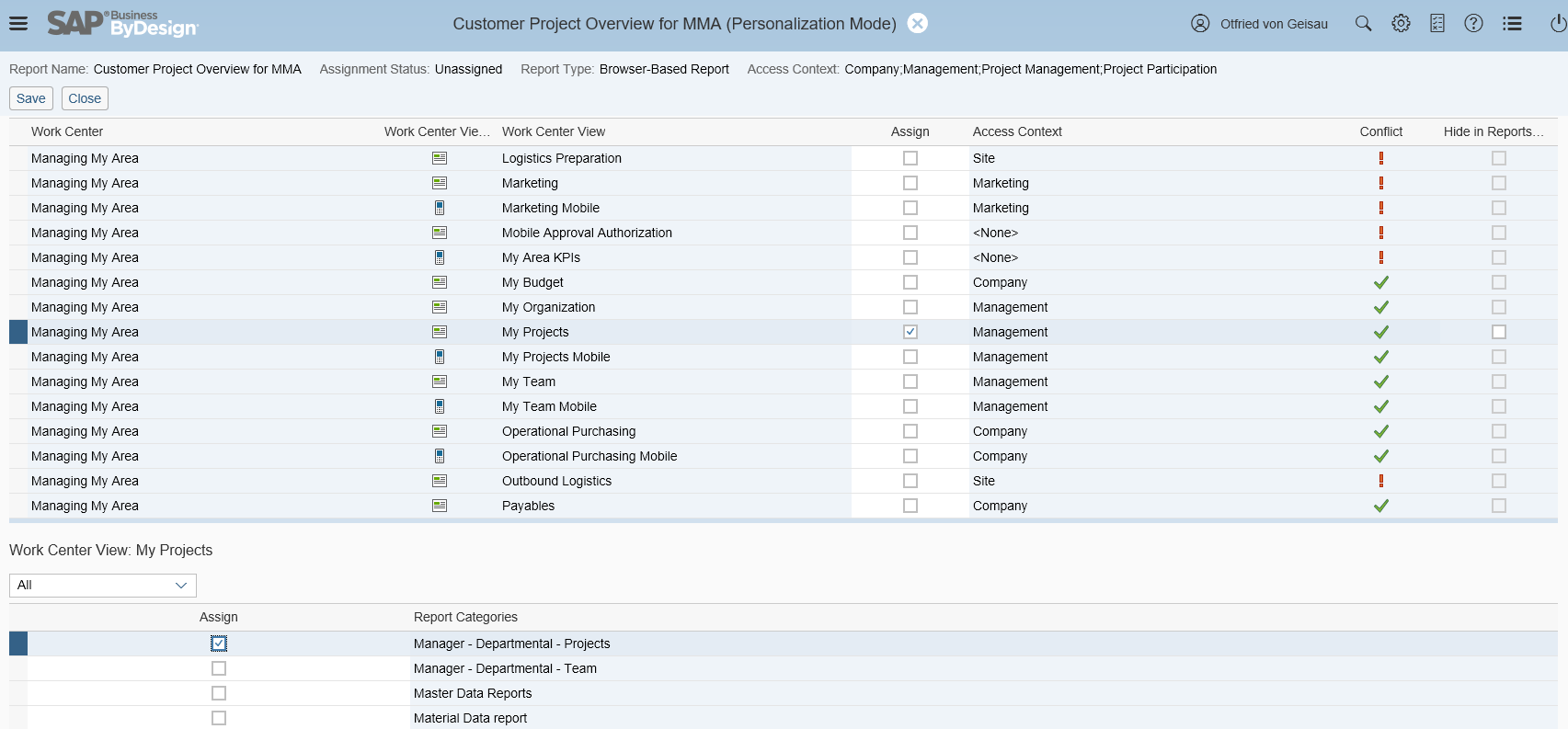 More Project Reports in Work Center "Managing My A... - SAP Community