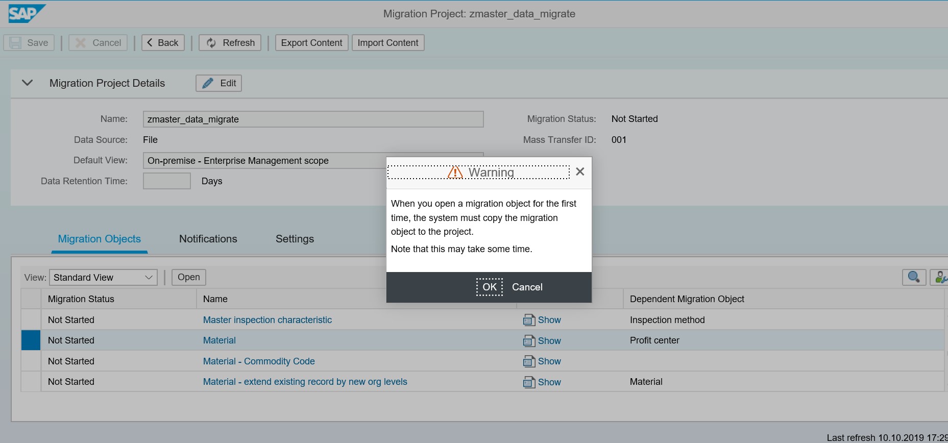 S/4 Hana Data migration cockpit- On premise - SAP Community