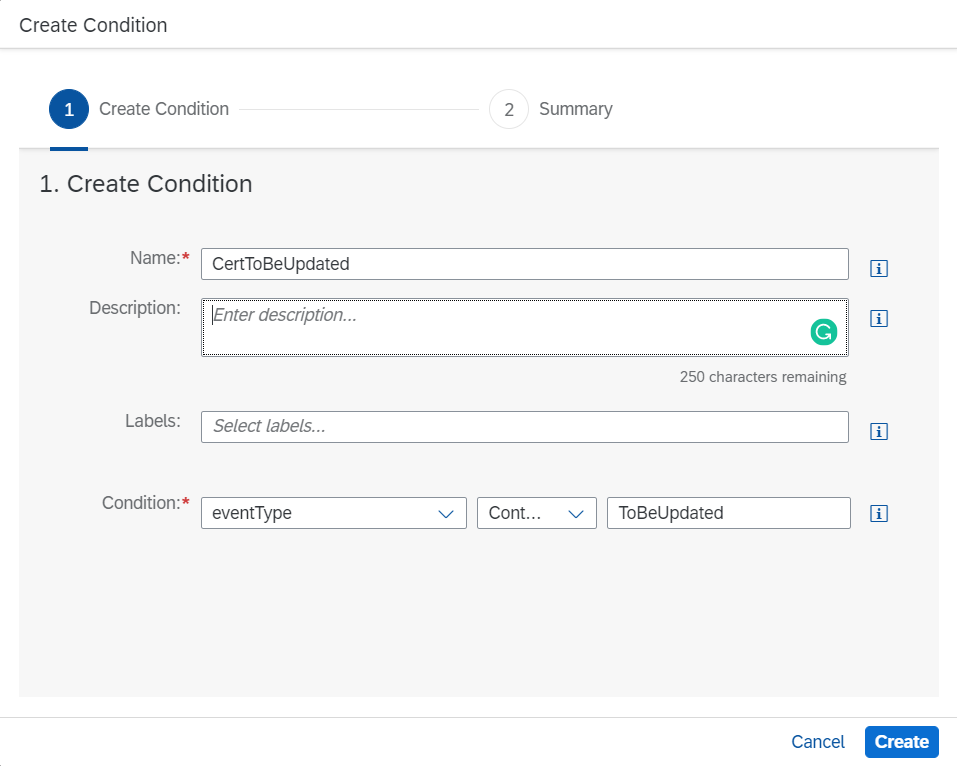 Creating Custom Alert Notifications in SAP Cloud P... - SAP Community