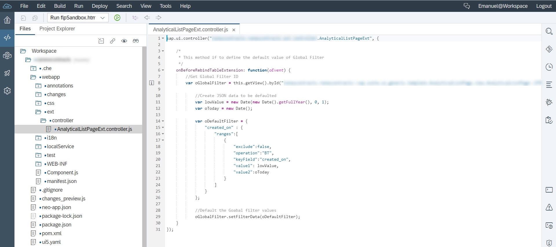 SAP Fiori Elements - Initial Filter values - SAP Community