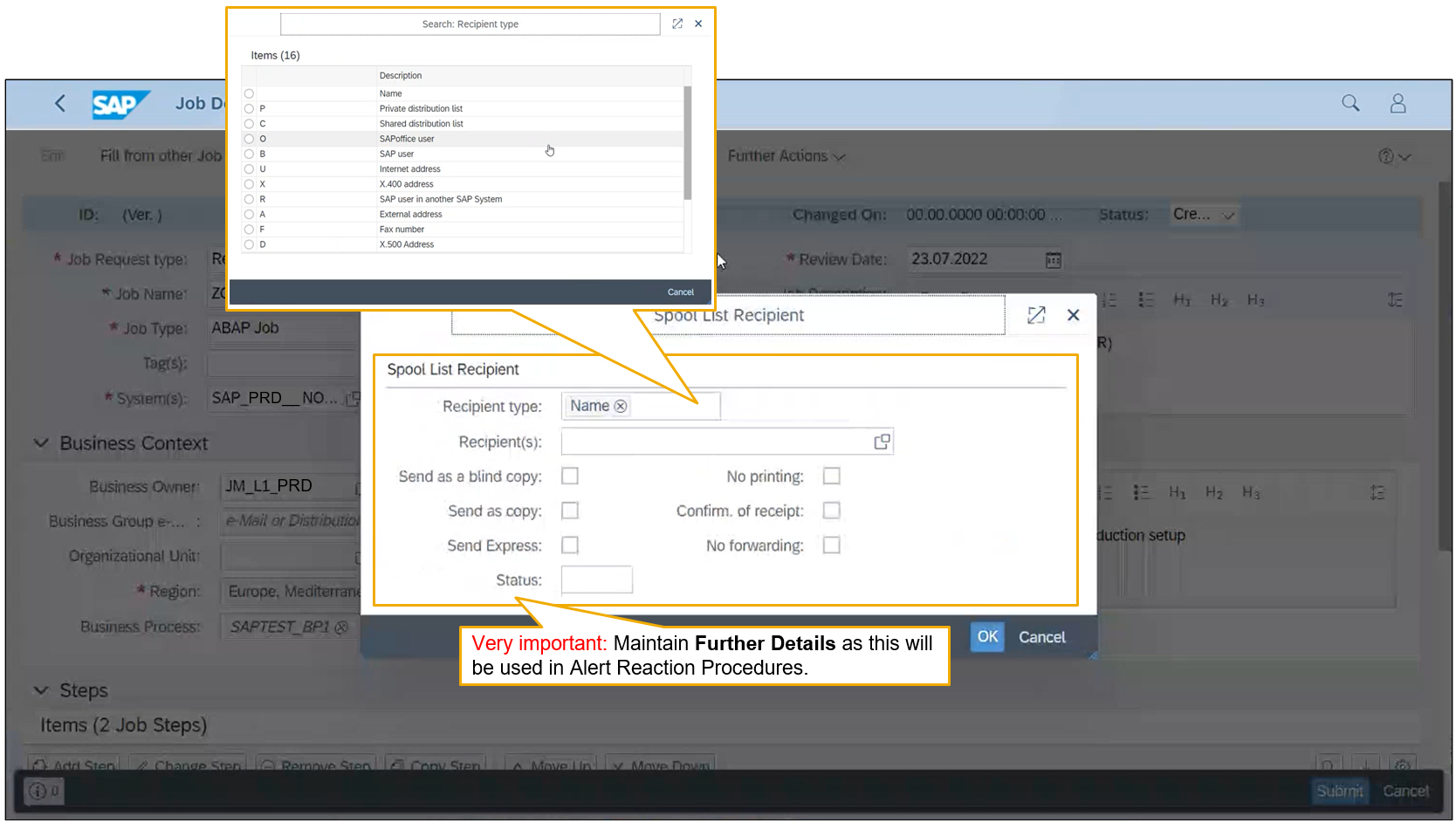 IT Automation: Background Job Request and Document... - SAP Community