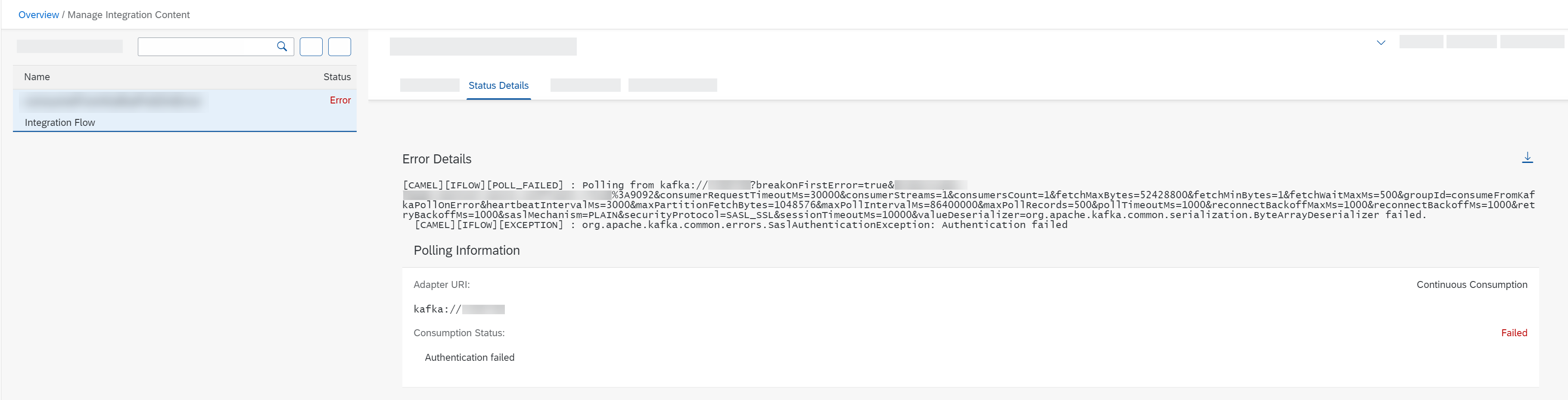 Cloud Integration – Monitoring Polling Status in K... - SAP Community