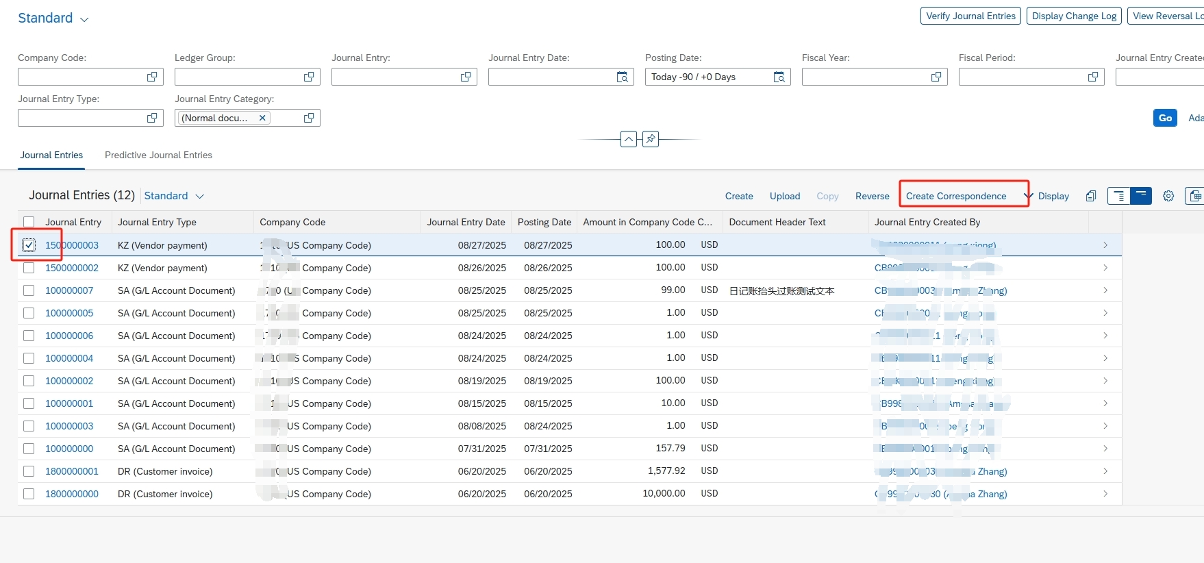 Solved: How to batch print journal entries in Manage Jour... - SAP ...