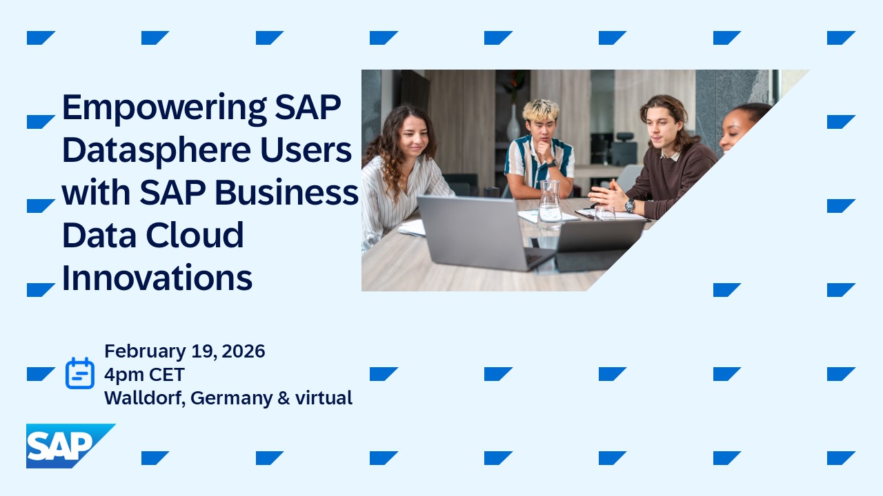 Empowering SAP Datasphere Users with SAP Business ... - SAP Community